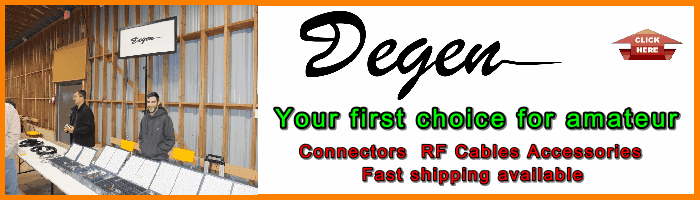 Degen Designs Hamfest schedule